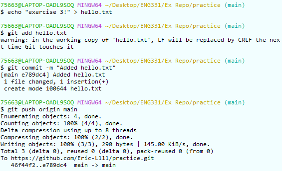Exercises | Guide to Git for Students